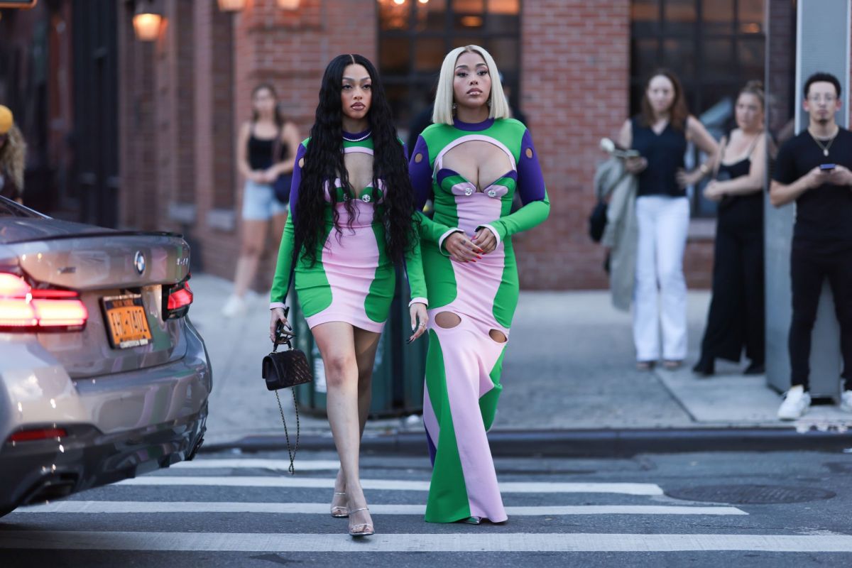 JORDYN and JODIE WOODS Out at New York Fashion Week 09/10/2023 ...