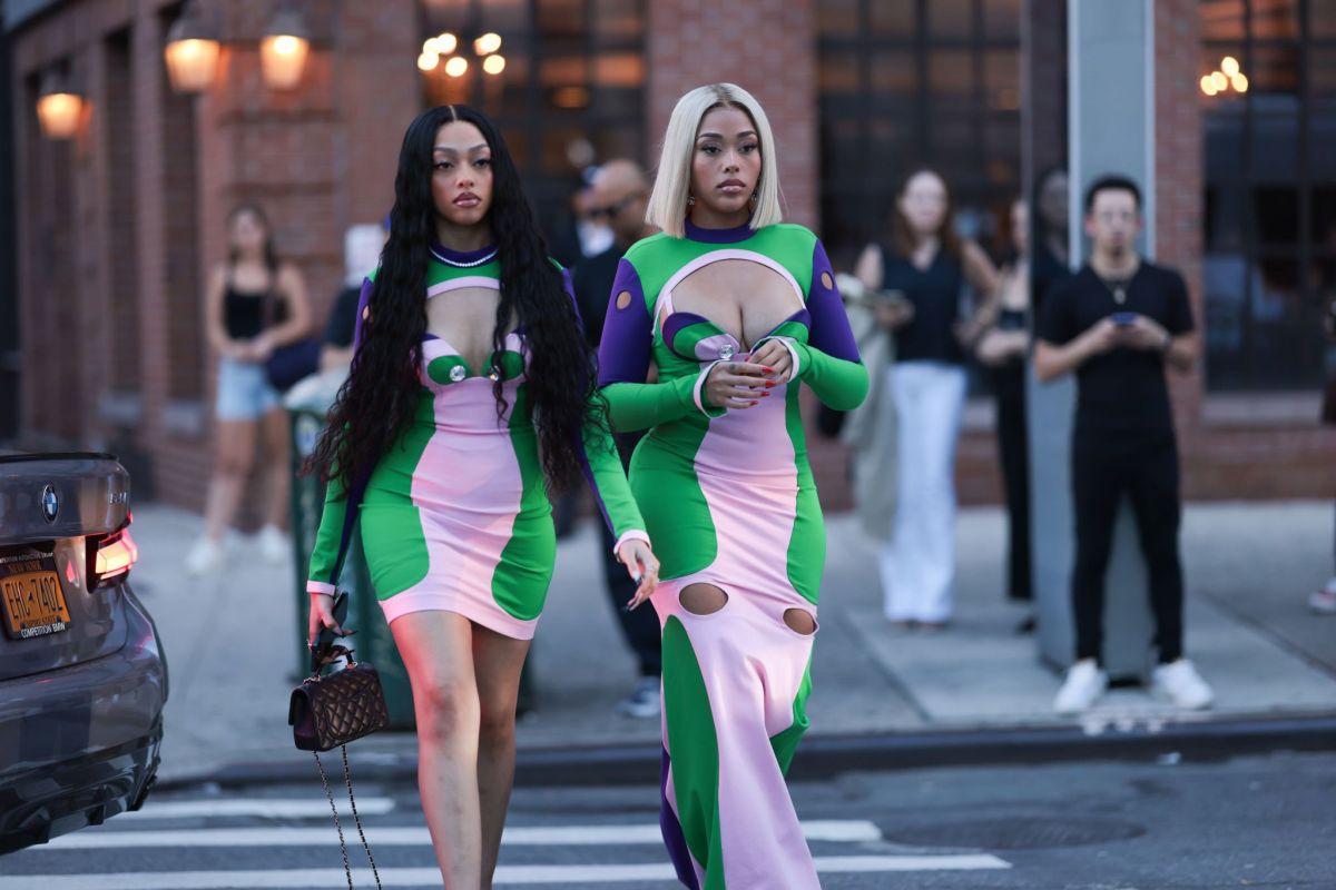 JORDYN and JODIE WOODS Out at New York Fashion Week 09/10/2023 ...