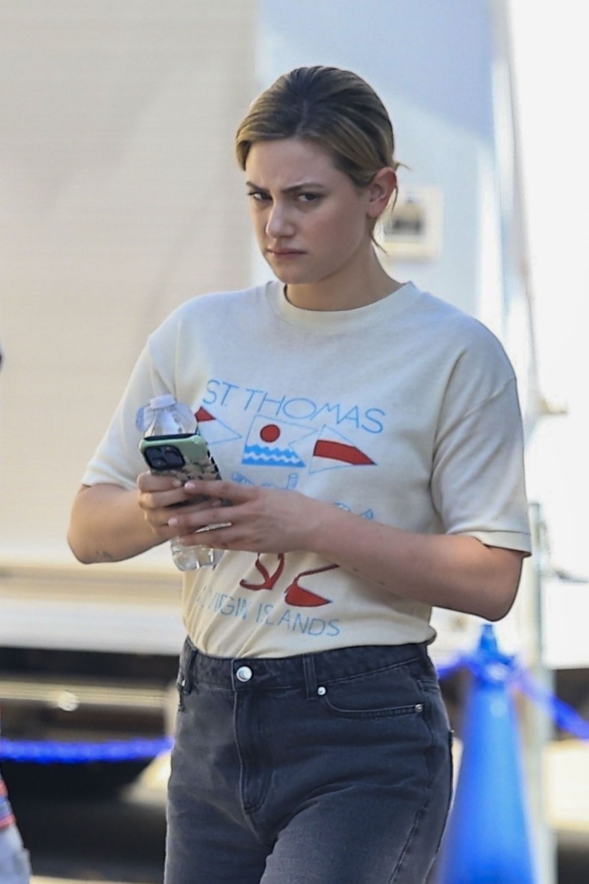 LILI REINHART on the Set of Hal and Harper in Los Angeles 09/18/2023 ...