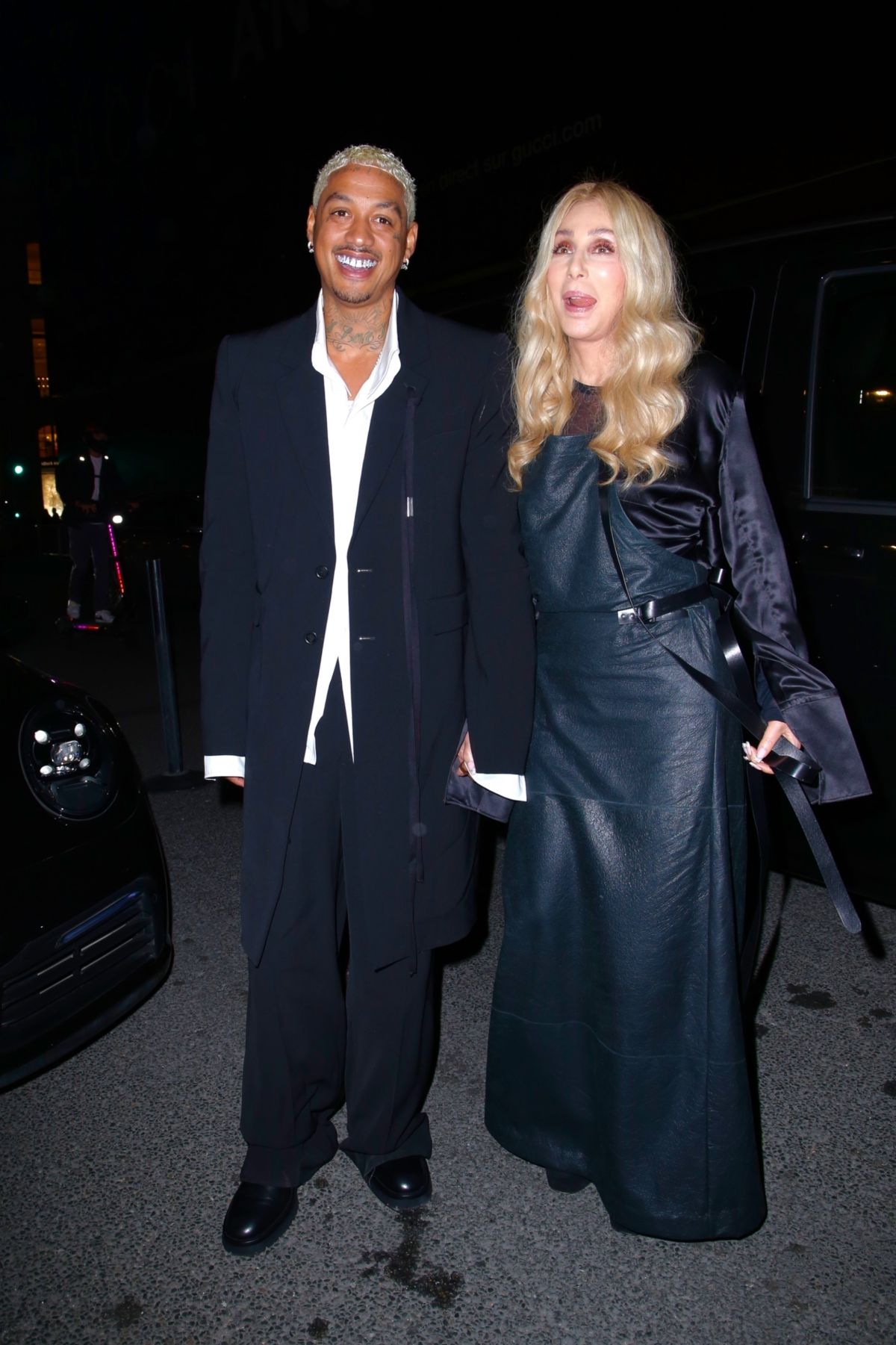 CHER and Alexander Edwards Out for Dinner at Costes Hotel in Paris 09 ...