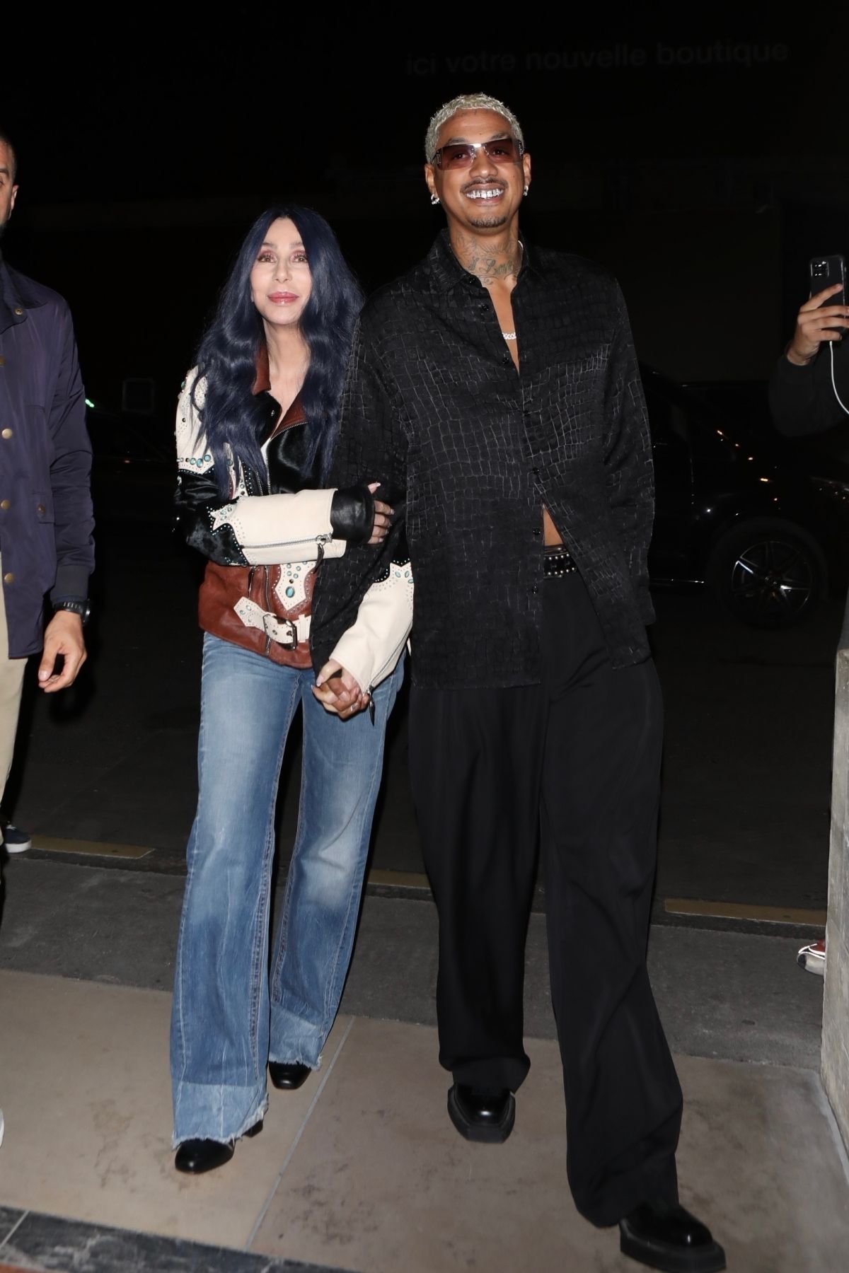 CHER and Alexander Edwards Out for Dinner in Paris 10/03/2023 – HawtCelebs