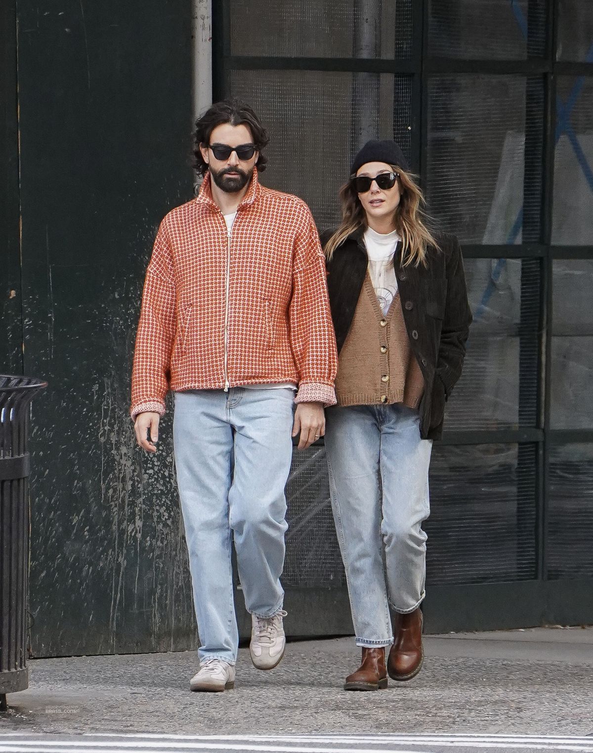 ELIZABETH OLSEN and Robbie Arnet Out and About in New York 10/22/2023 ...