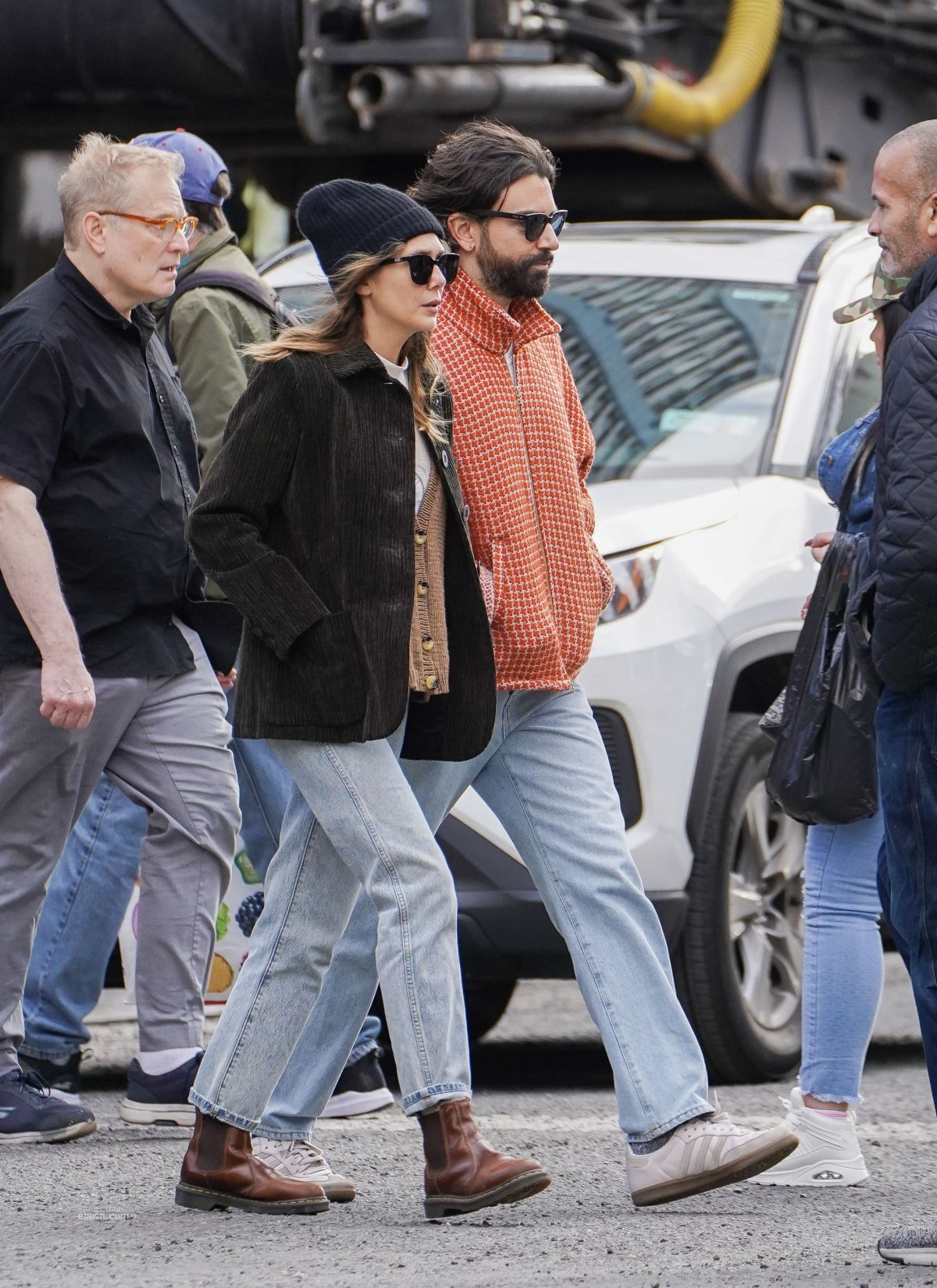 ELIZABETH OLSEN and Robbie Arnet Out and About in New York 10/22/2023 ...