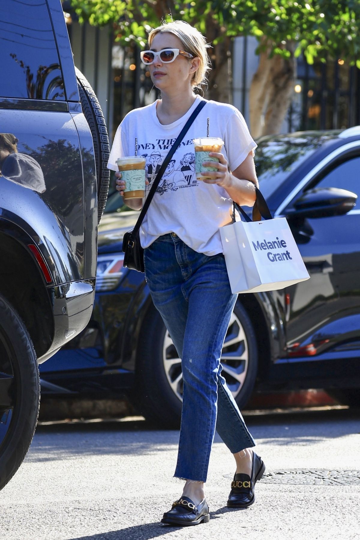 EMMA ROBERTS Out Shopping on Melrose Place in Los Angeles 10/14/2023 ...