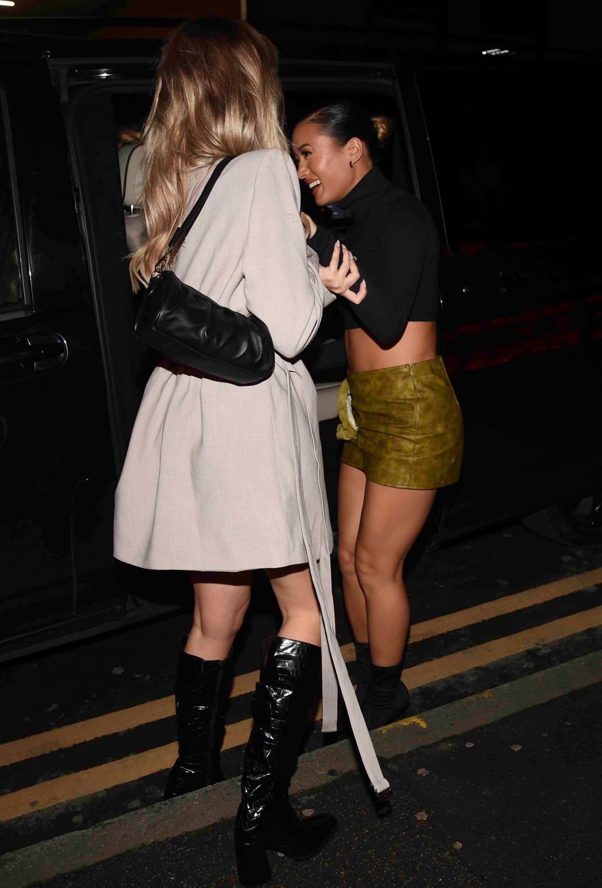 KAZ CROSSLEY, LANA JENKINS and CLAUDIA and DANIELLE FOGARTY Arrives at ...