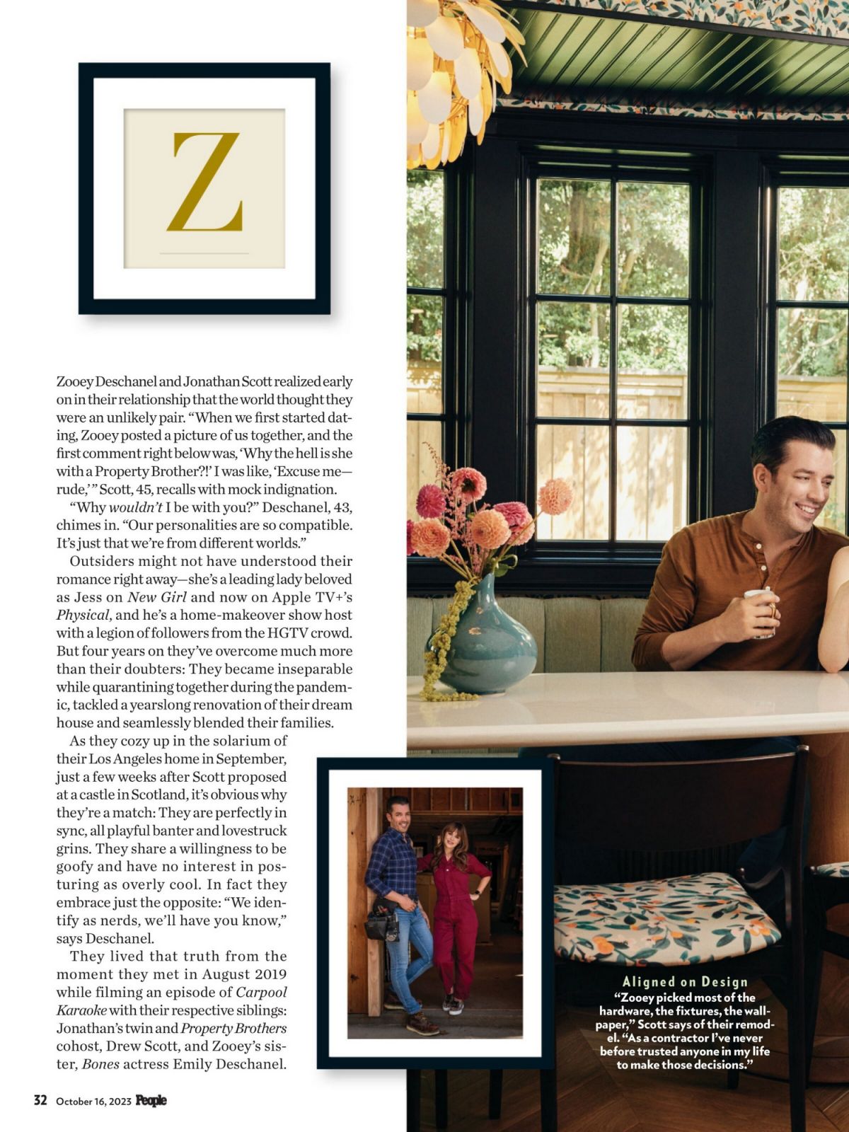 ZOOEY DESCHANEL in People Magazine October 2023 – HawtCelebs
