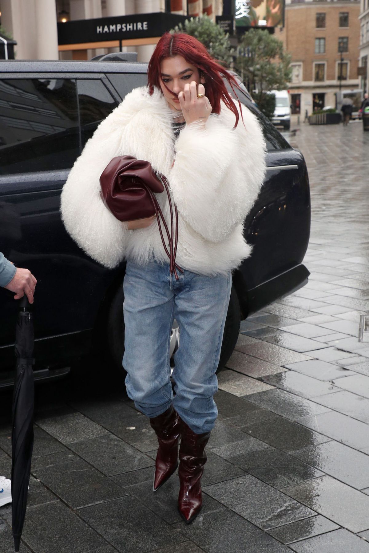 DUA LIPA Arrives at Capital Breakfast Radio in London 11/08/2023 ...