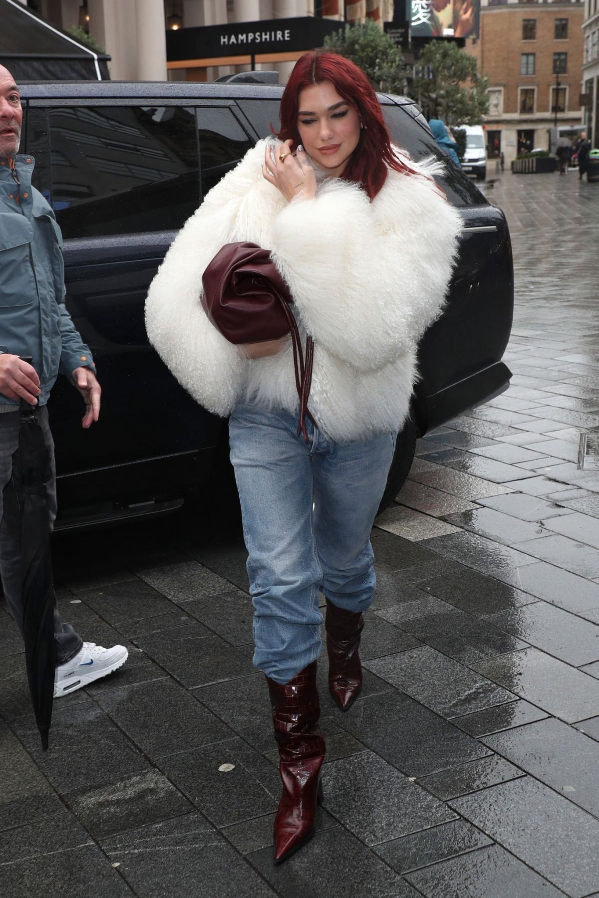DUA LIPA Arrives at Capital Breakfast Radio in London 11/08/2023 ...