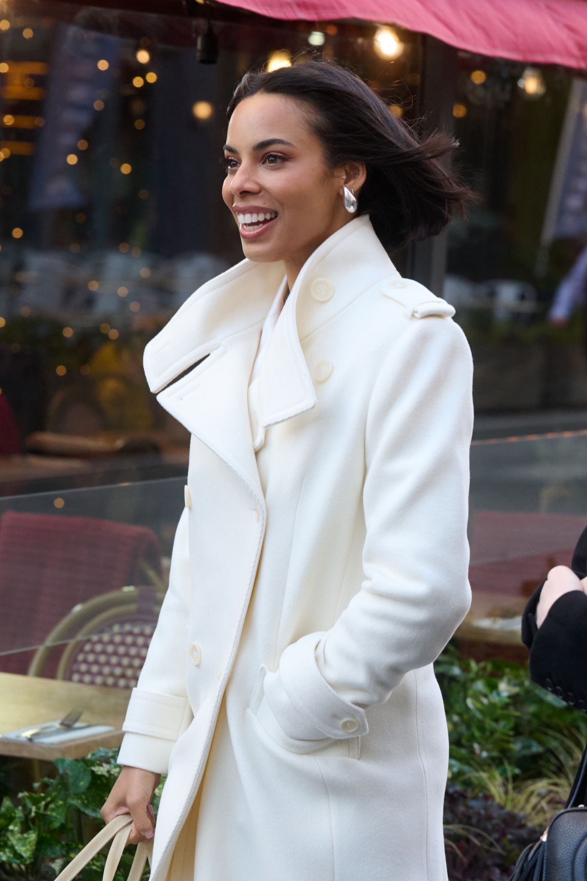 ROCHELLE HUMES Arrives at Global Radio Studios in London 11/20/2023 ...