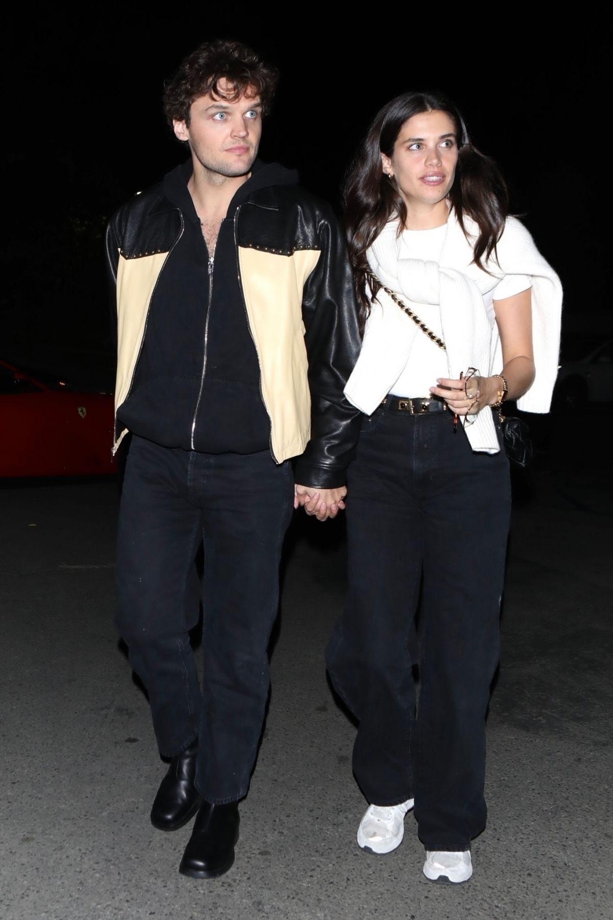 SARA SAMPAIO and Ray Nicholson Night Out in Los Angeles 11/02/2023 ...