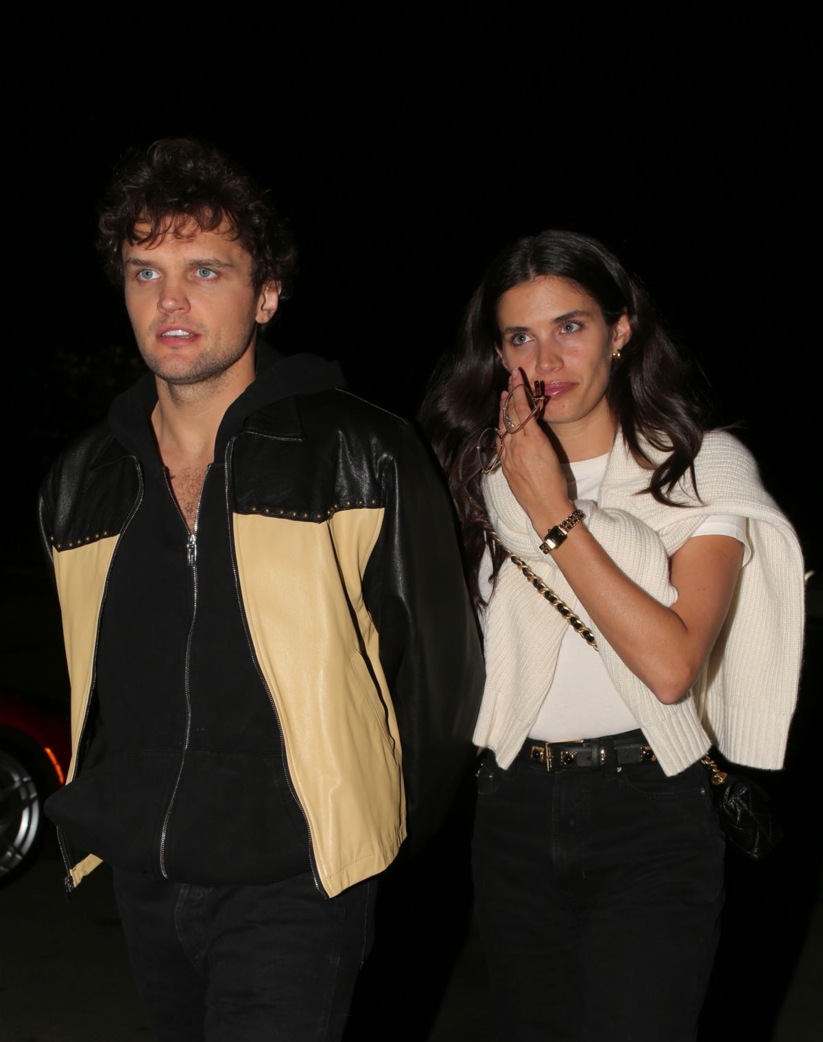 SARA SAMPAIO and Ray Nicholson Night Out in Los Angeles 11/02/2023 ...