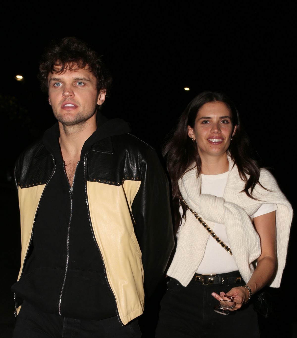SARA SAMPAIO and Ray Nicholson Night Out in Los Angeles 11/02/2023 ...
