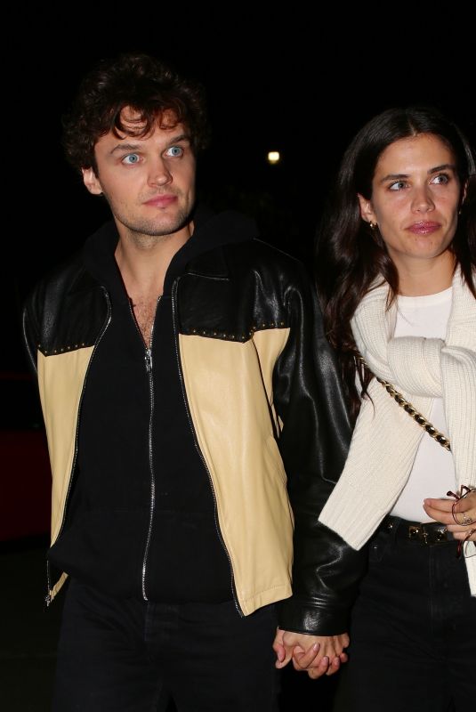 SARA SAMPAIO and Ray Nicholson Night Out in Los Angeles 11/02/2023 ...