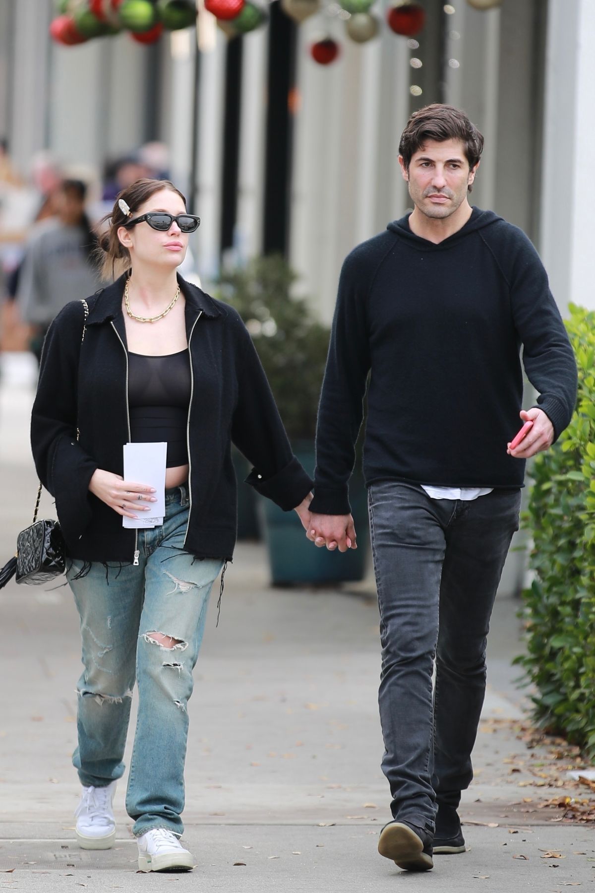 ASHLEY BENSON and Brandon Davis on a Lunch Date at The Grill in Beverly ...