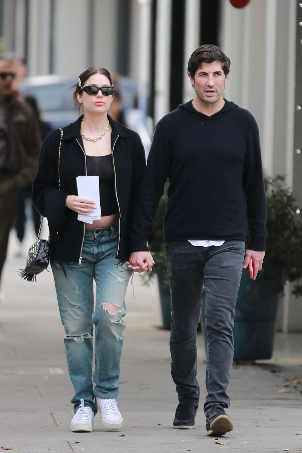 ASHLEY BENSON and Brandon Davis on a Lunch Date at The Grill in Beverly ...