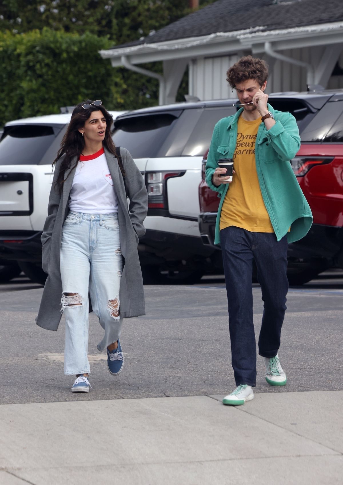 CLAUDIA DOUMIT and Jack Quaid on a Lunch Date at Field and Fort in ...