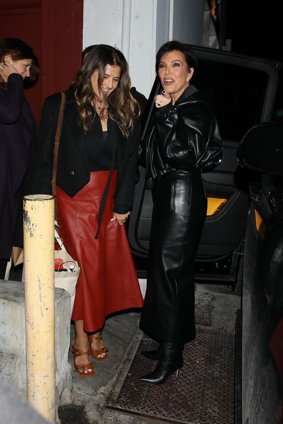 KRIS JENNER and RITA WILSON Out with Friends at Funke Restaurant in ...