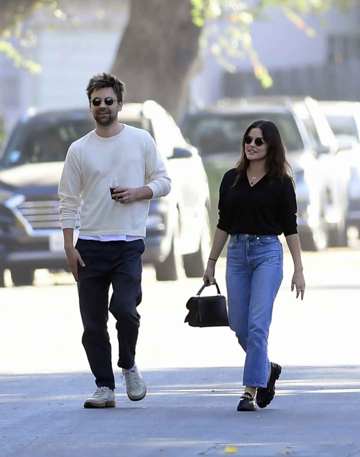 LUCY HALE Out on a Date with Drew Tarver in Los Angeles 12/06/2023 ...