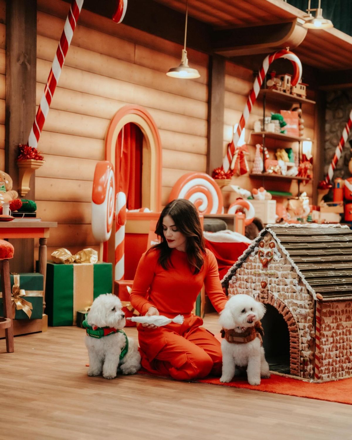 LUCY HALE – PetSmart Holiday 2023 Campaign – HawtCelebs
