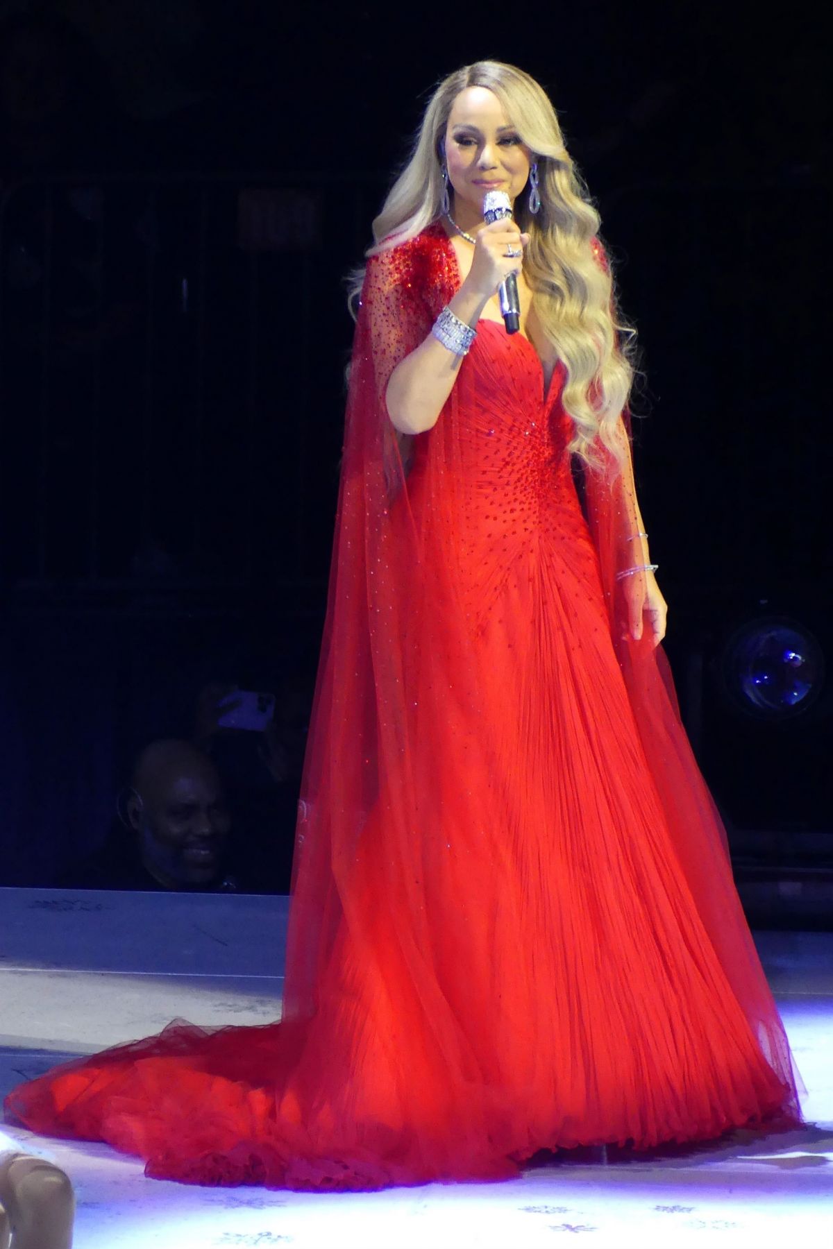 MARIAH CAREY Performs at Her Merry Christmas One And All! at Madison ...