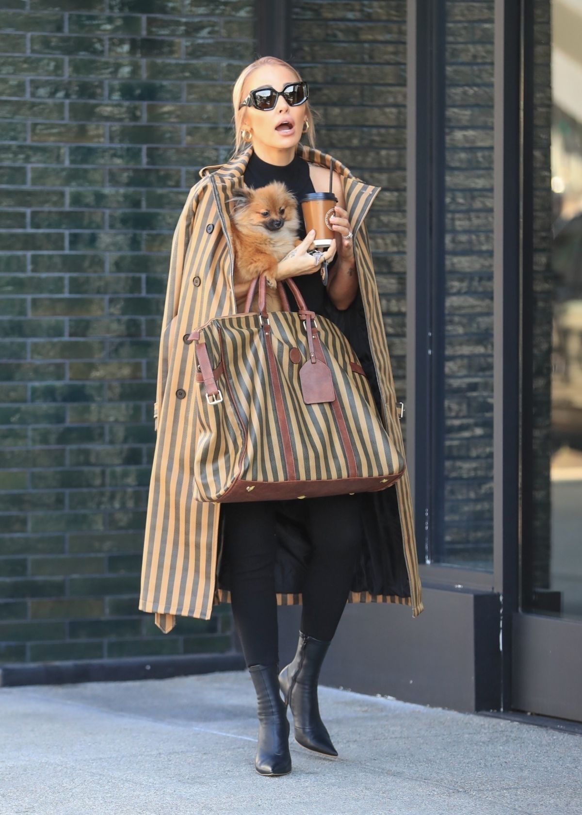 MARY FITZGERALD Arrives at Selling Sunset Office in West Hollywod 12/06 ...