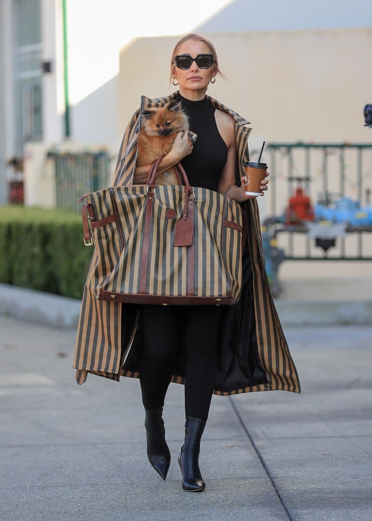 MARY FITZGERALD Arrives at Selling Sunset Office in West Hollywod 12/06 ...