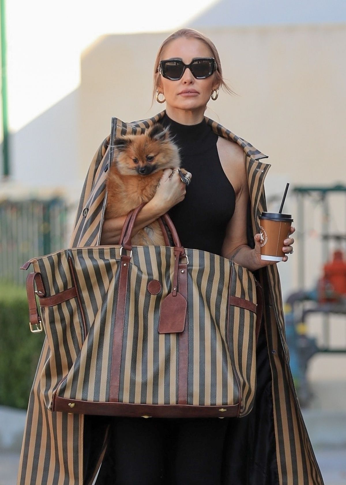 MARY FITZGERALD Arrives at Selling Sunset Office in West Hollywod 12/06 ...