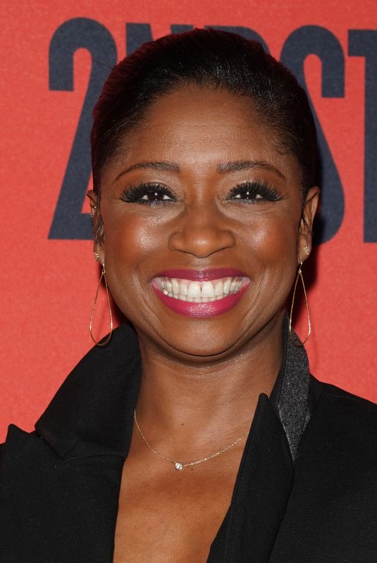 MONTEGO GLOVER at Opening Night of Second Stage Theater Play ...