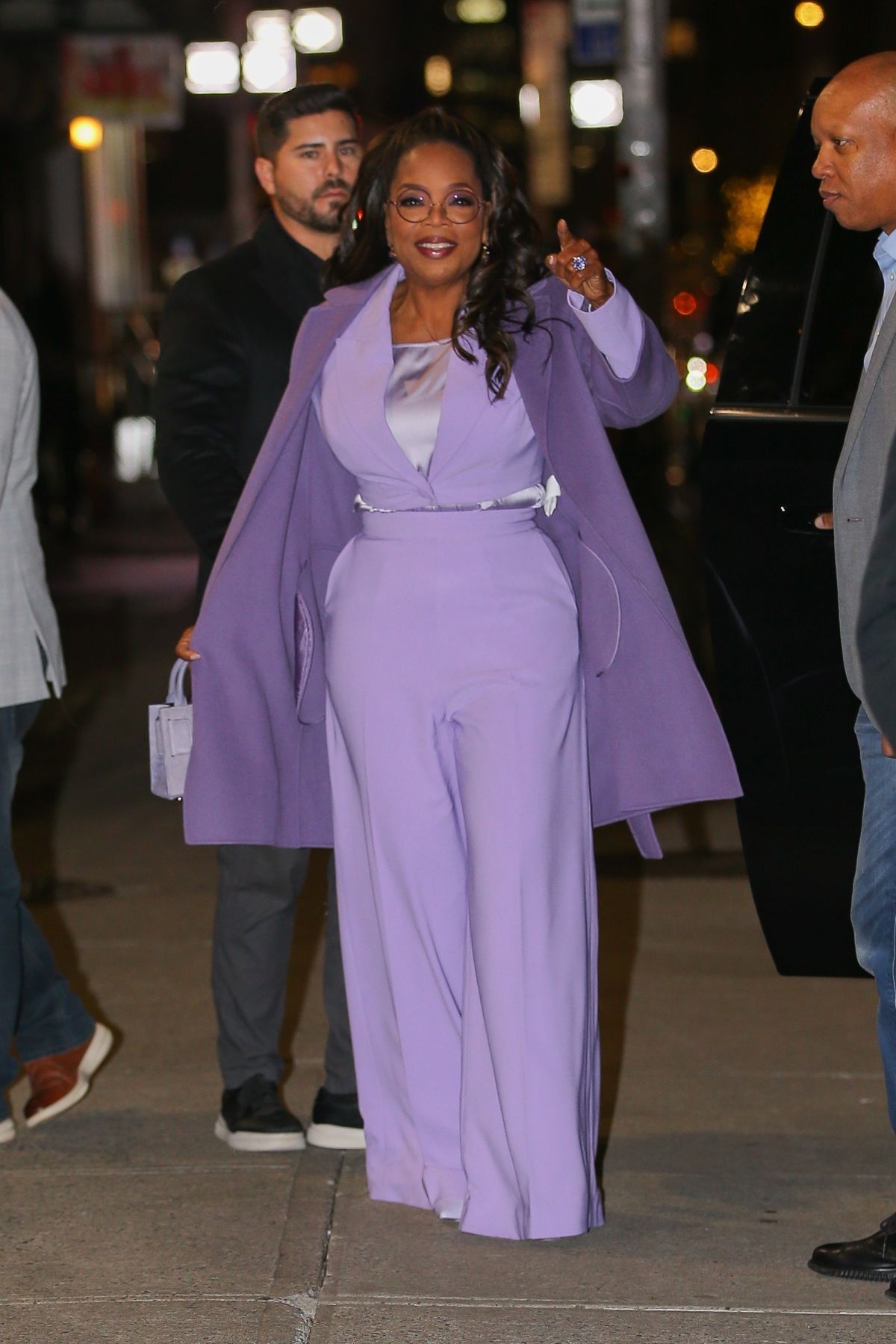 OPRAH WINFREY Out Promotes The Color Purple in New York 12/14/2023 ...