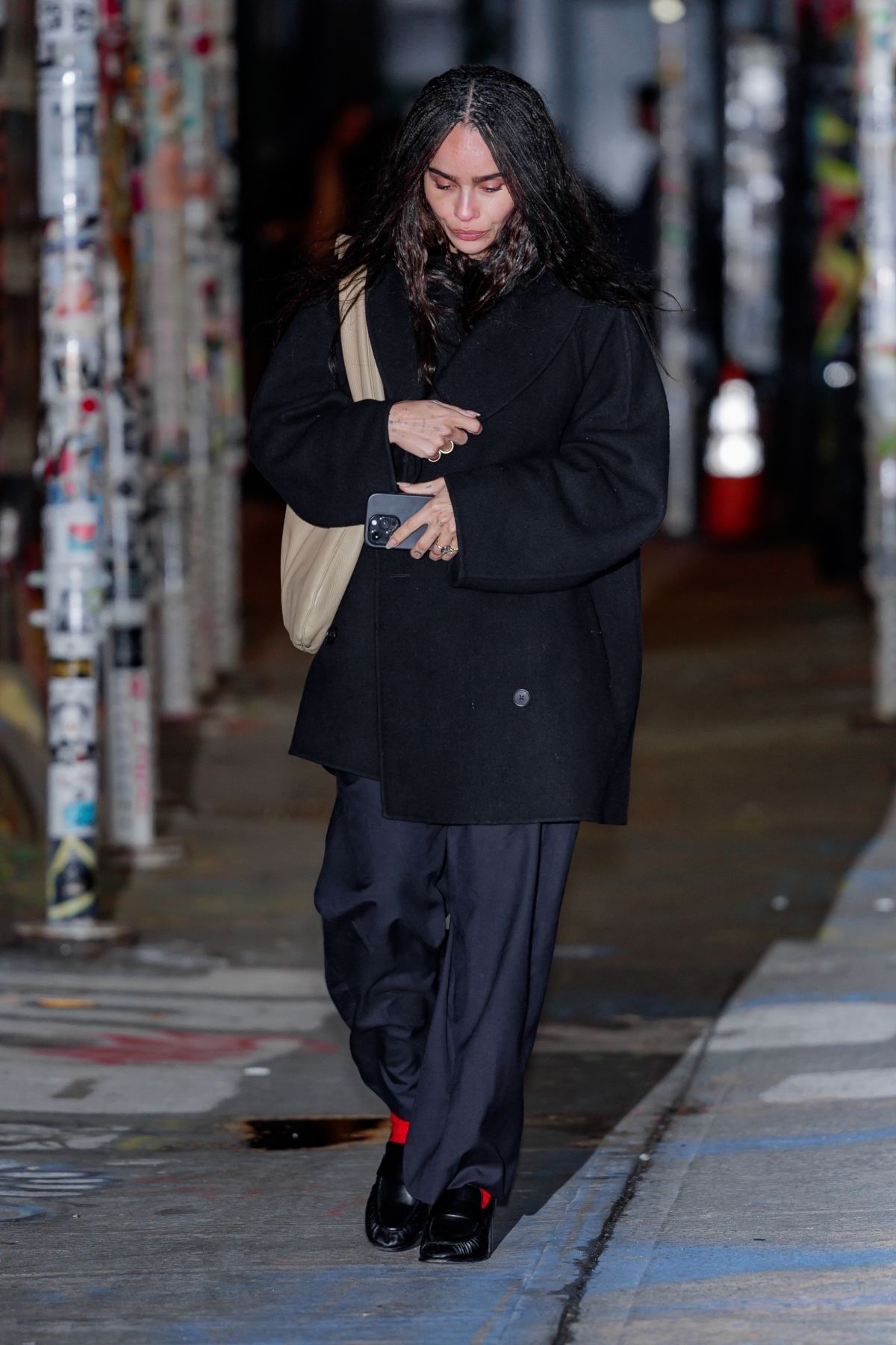 ZOE KRAVITZ Leaves Taylor Swift’s Birthday Party at The Box in New York ...