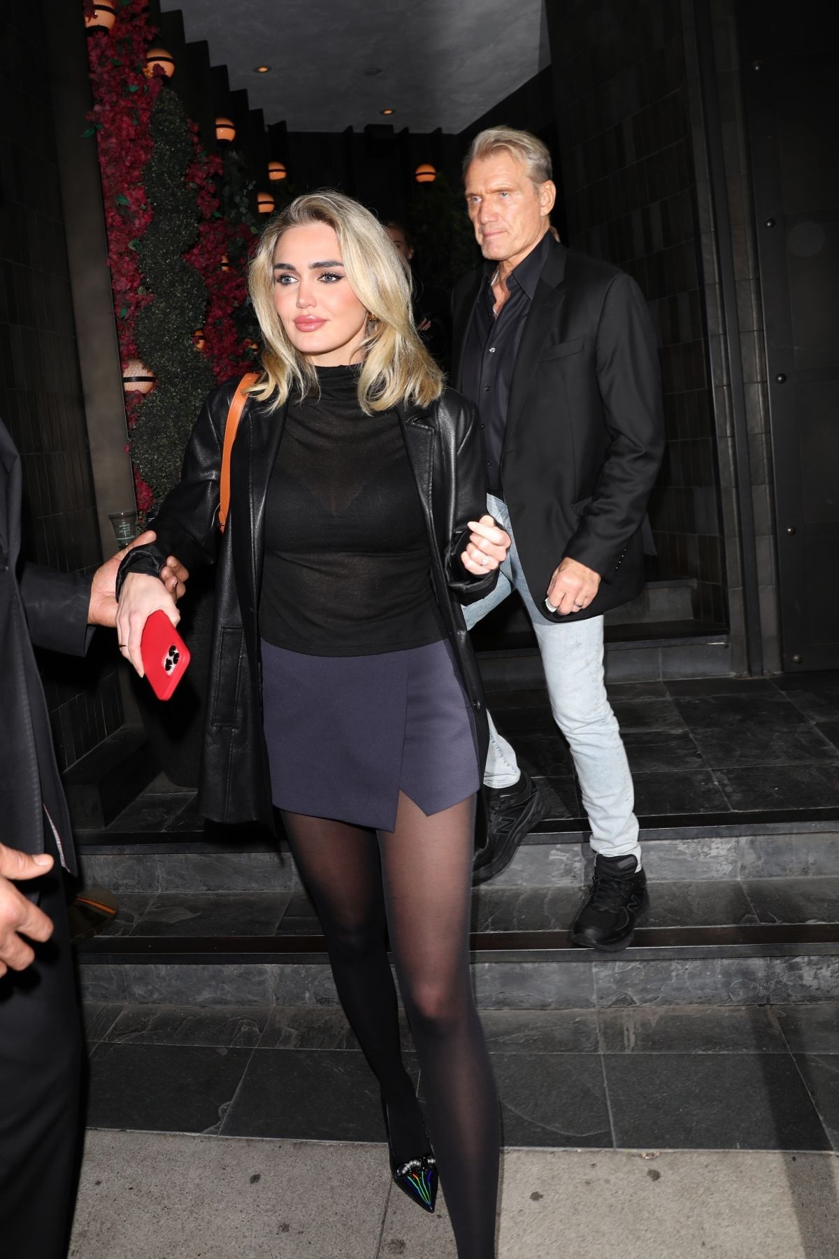Emma Krokdal and Dolph Lundgren Leaves Catch Steak in West Hollywood 01 ...