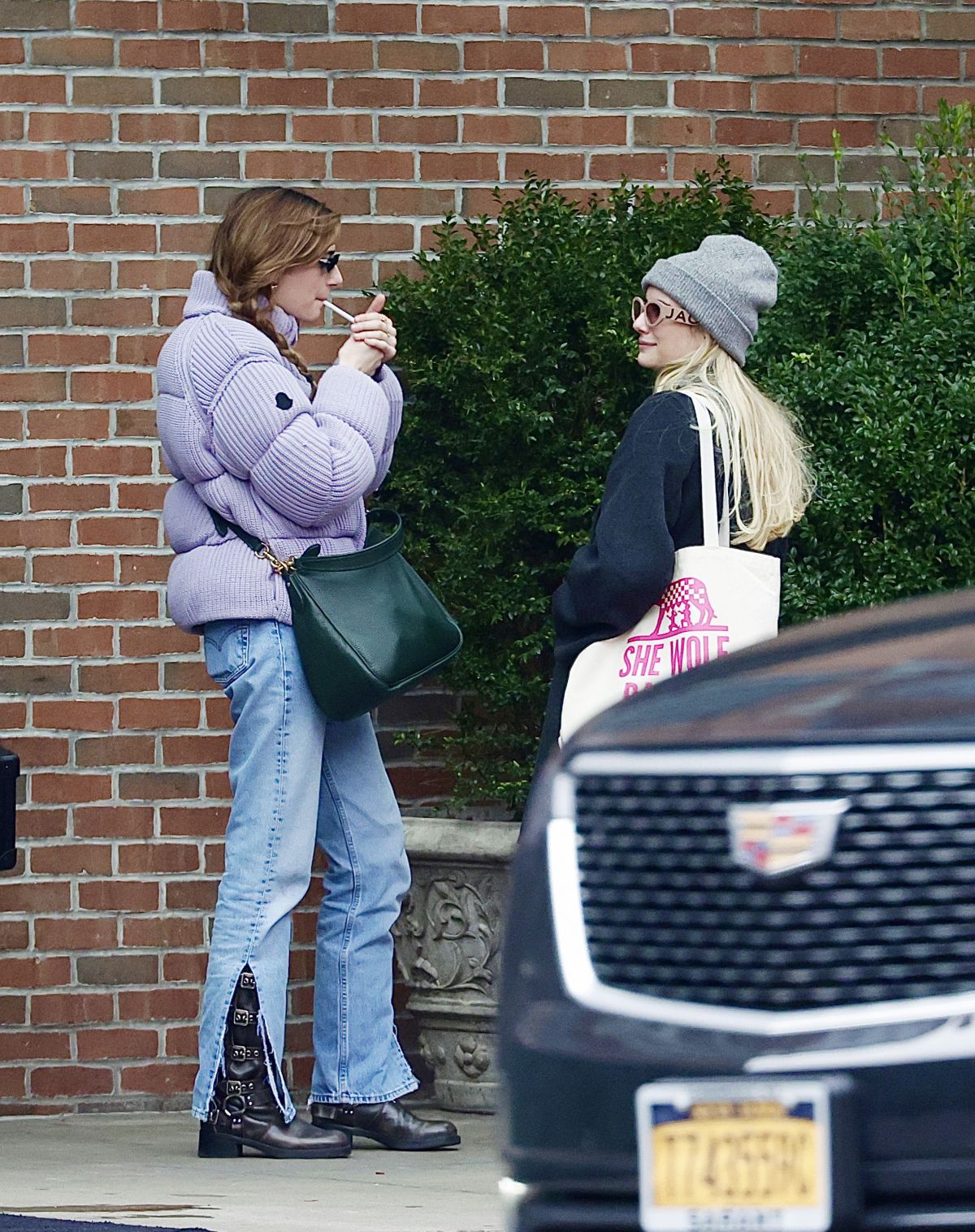 EMMA ROBERTS and GRACE NICKELS Out in New York 01/13/2024 – HawtCelebs