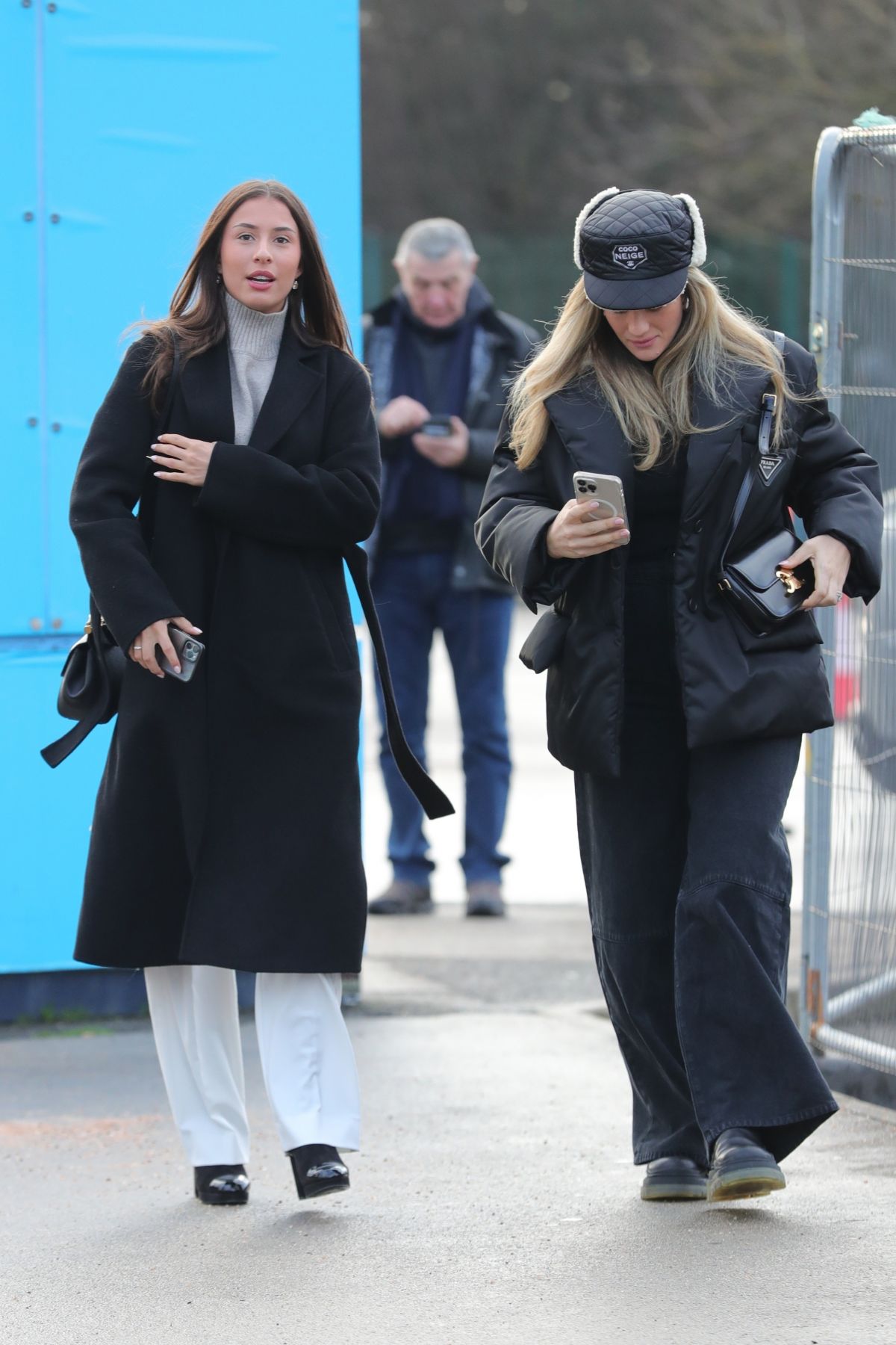 ISABEL JOHANSEN and IZABEL KOVACIC Arrives at Etihad Stadium in ...