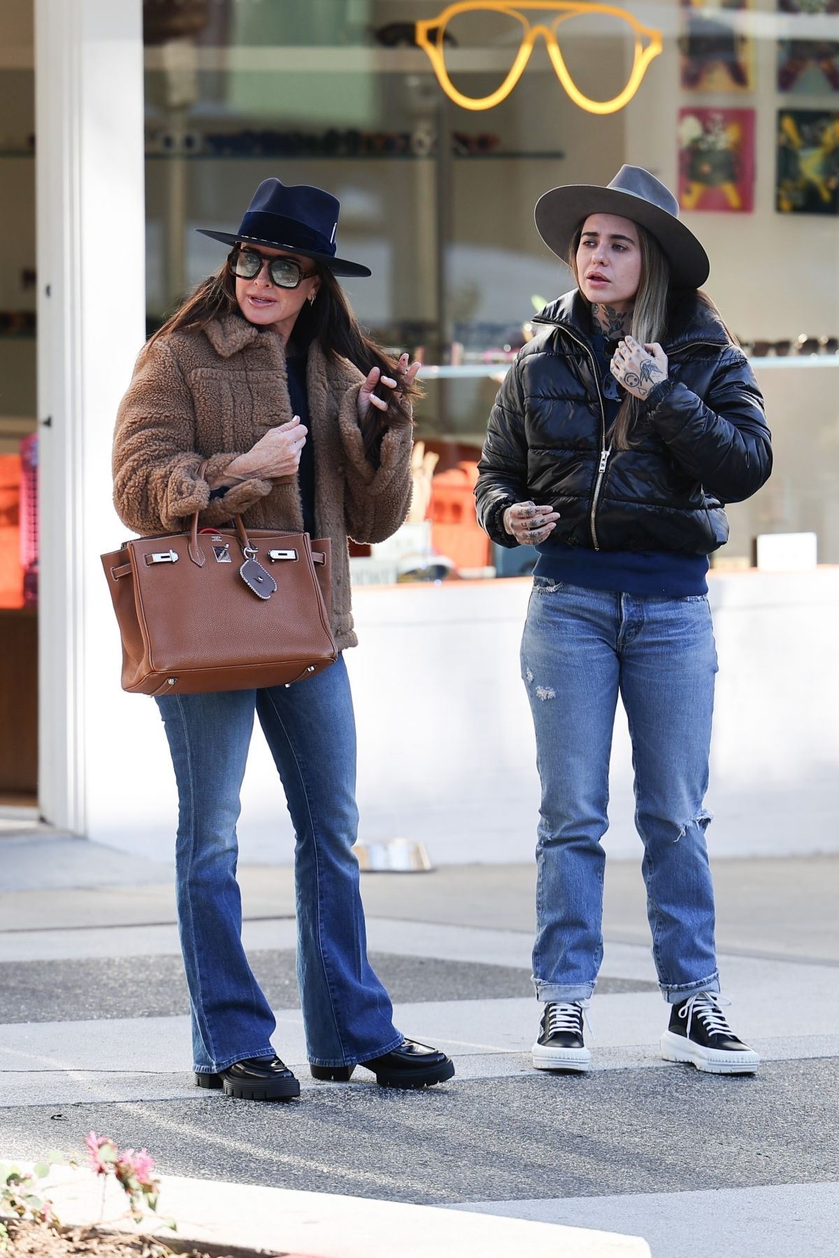 KYLE RICHARDS, MORGAN WADE and KATHY RICHARDSON at La Scala in Los ...