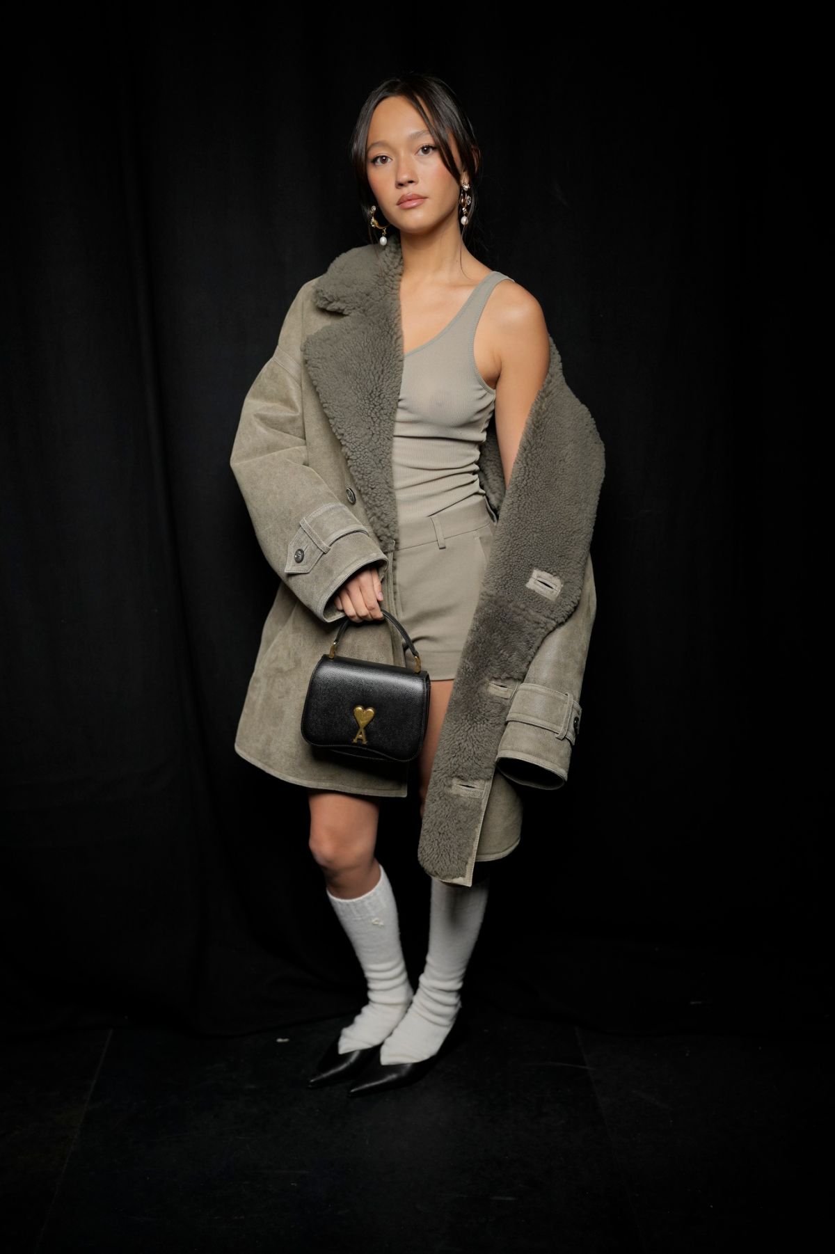 LILY CHEE at Ami/Alexandre Mattiussi Menswear FW2024-2025 Fashion Show ...