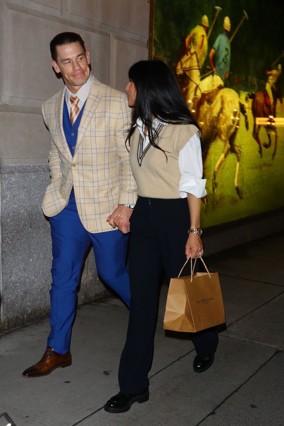 SHAY SHARIATZADEH and John Cena Arrives at Polo Bar in New York 01/25 ...