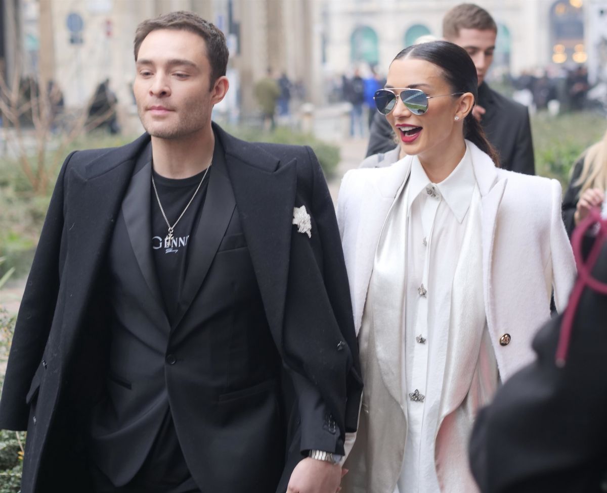 AMY JACKSON Arrives at Genny Fashion Show at Milan Fashion Week 02/22 ...