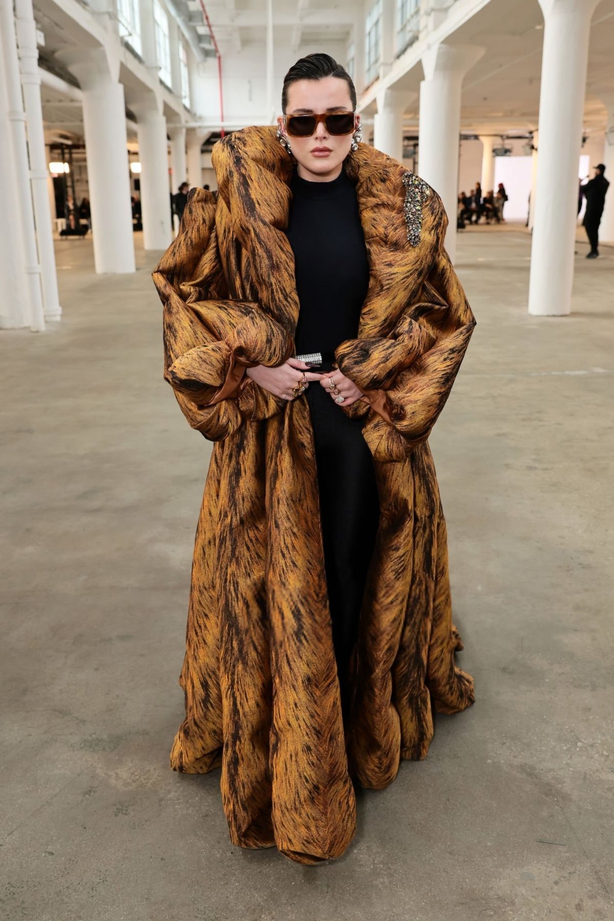 BELLA THORNE at Area Fashion Show at NYFW in New York 02/11/2024 ...