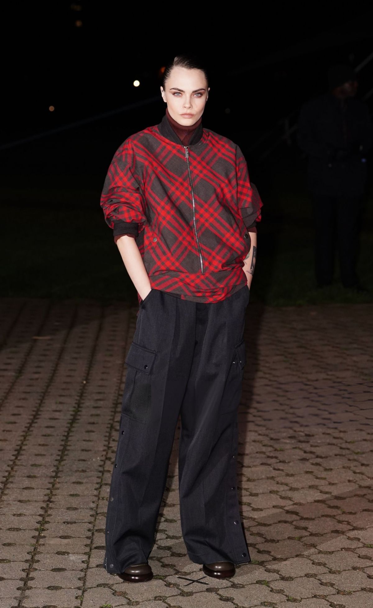 CARA DELEVINGNE at Burberry’s Show at London Fashion Week 19/02/2024 ...