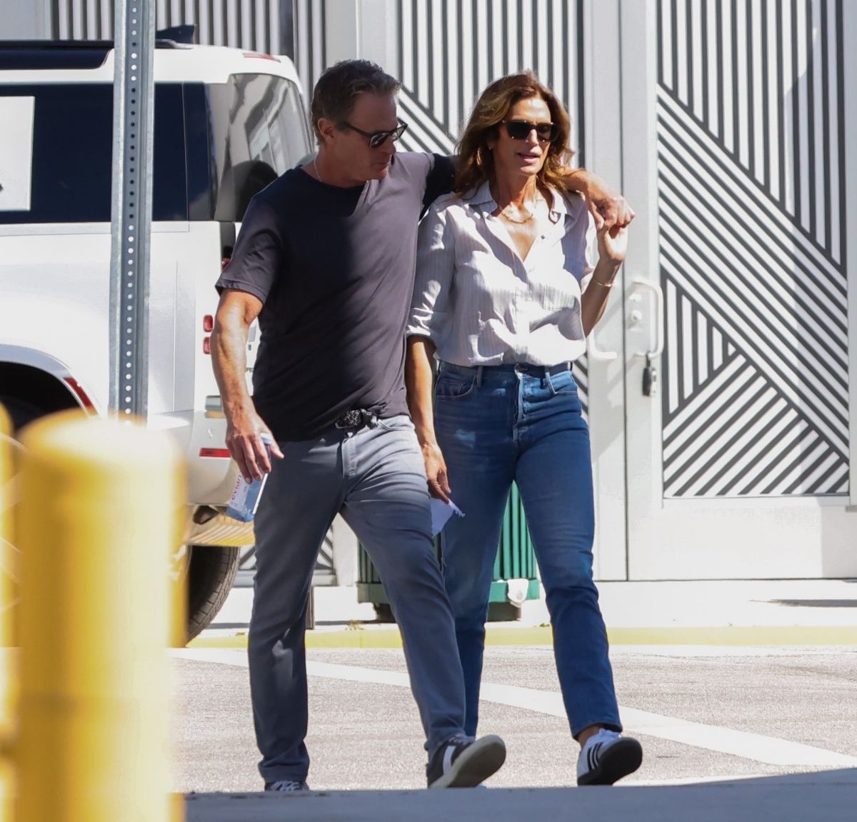 CINDY CRAWFORD and Rande Gerber Celebrates Valentine’s Day in Miami ...