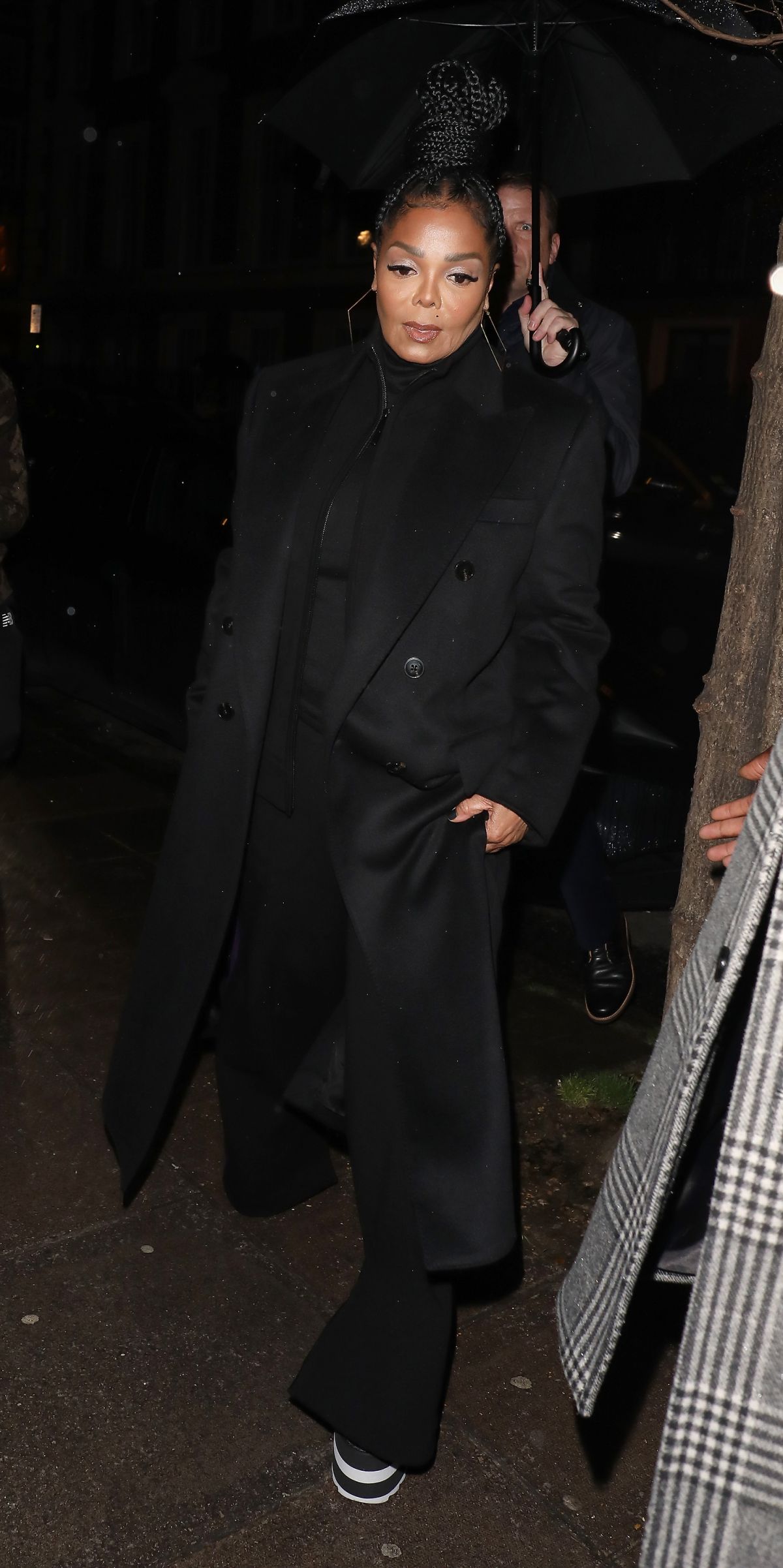 JANET JACKSON Arrives at Hugo Boss LFW Party at The Twenty Two Mayfair ...