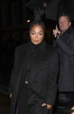 JANET JACKSON Arrives at Hugo Boss LFW Party at The Twenty Two Mayfair ...