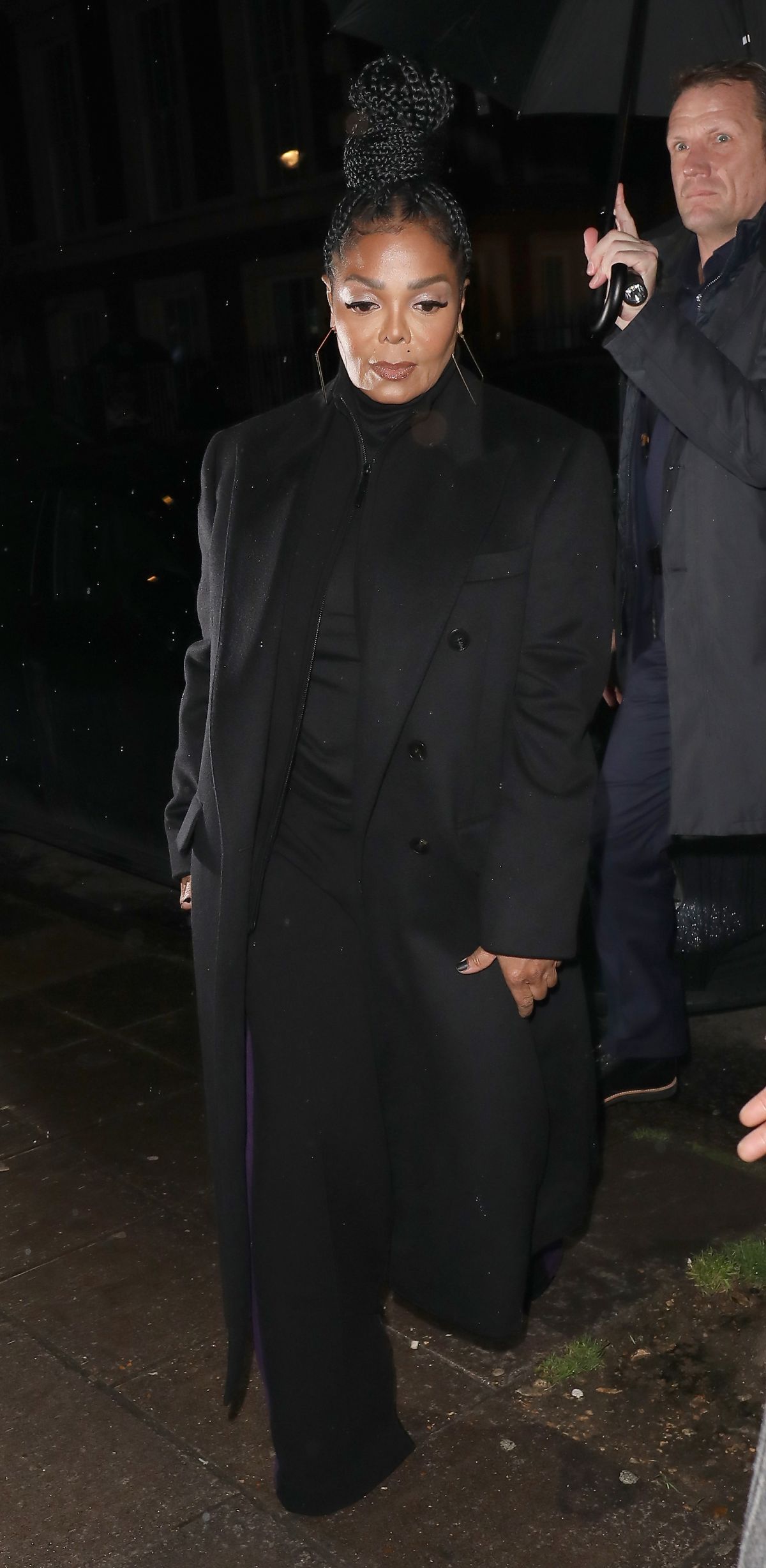 JANET JACKSON Arrives at Hugo Boss LFW Party at The Twenty Two Mayfair ...