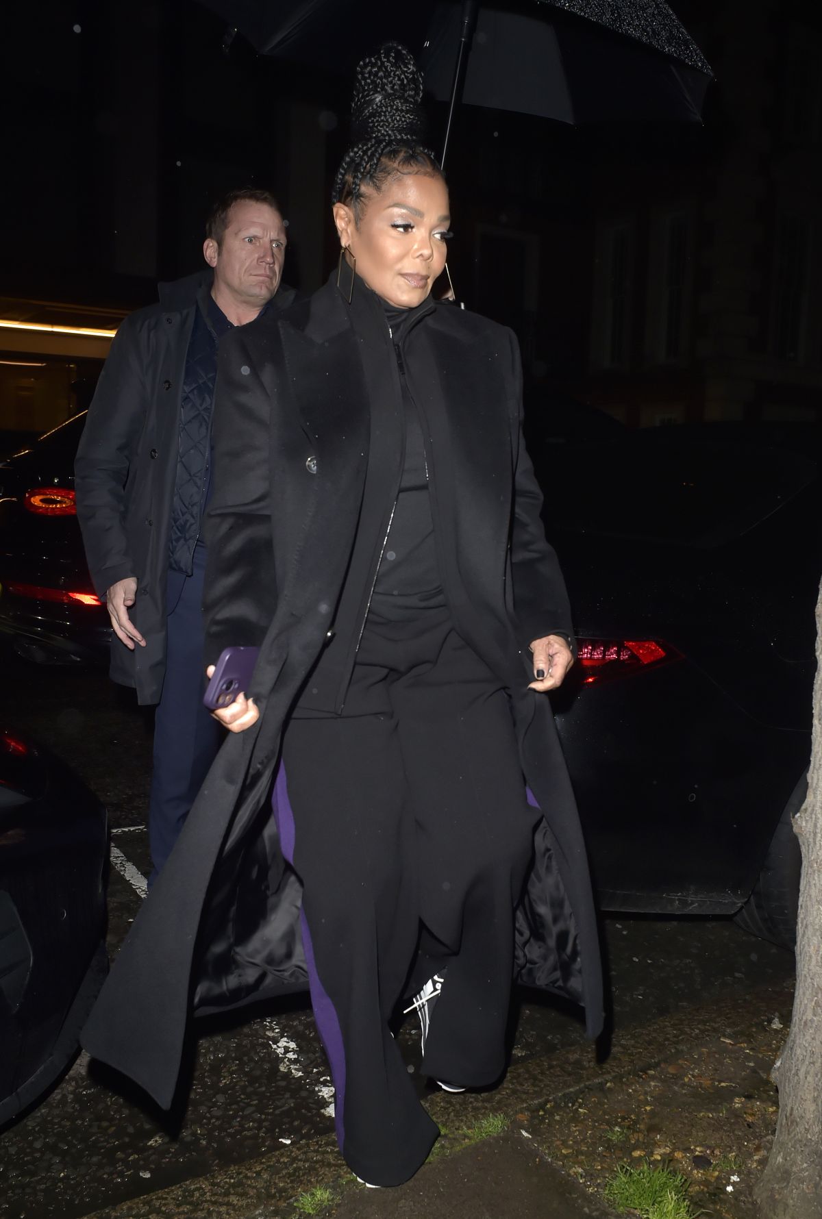 JANET JACKSON Arrives at Hugo Boss LFW Party at The Twenty Two Mayfair ...