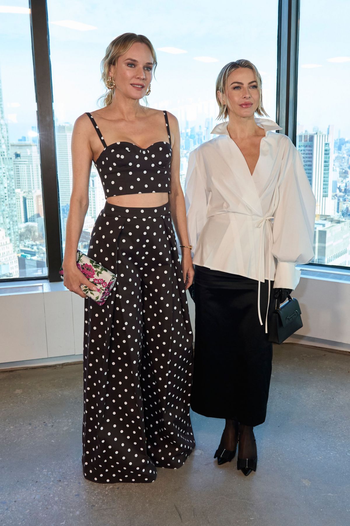 JULIANNE HOUGH and DIANE KRUGER at Carolina Herrera RTW Fall 2024 Show ...
