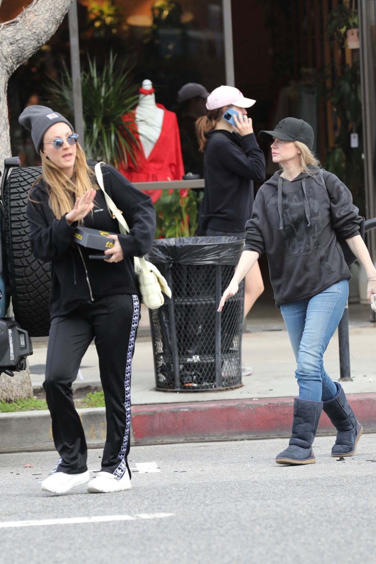 KALEY CUOCO Out with Friends in Los Angeles 02/21/2024 – HawtCelebs