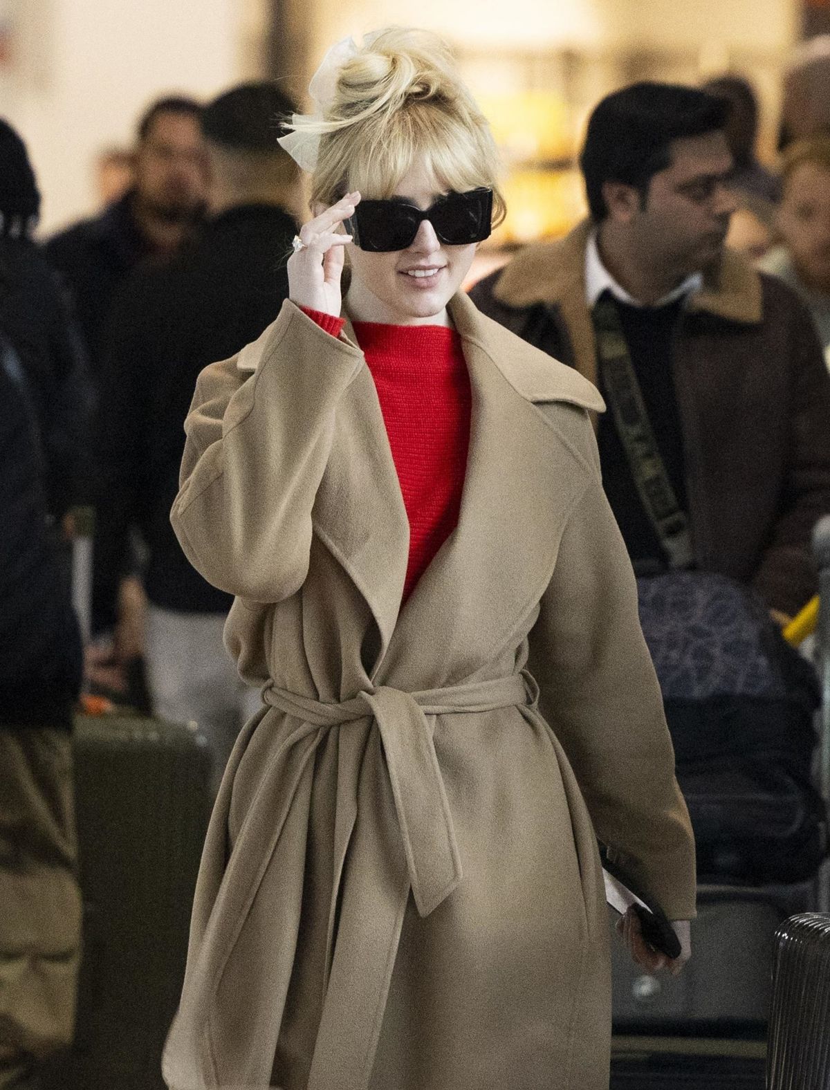 KATHRYN NEWTON at Charles de Gaulle Airport in Paris 02/28/2024 ...