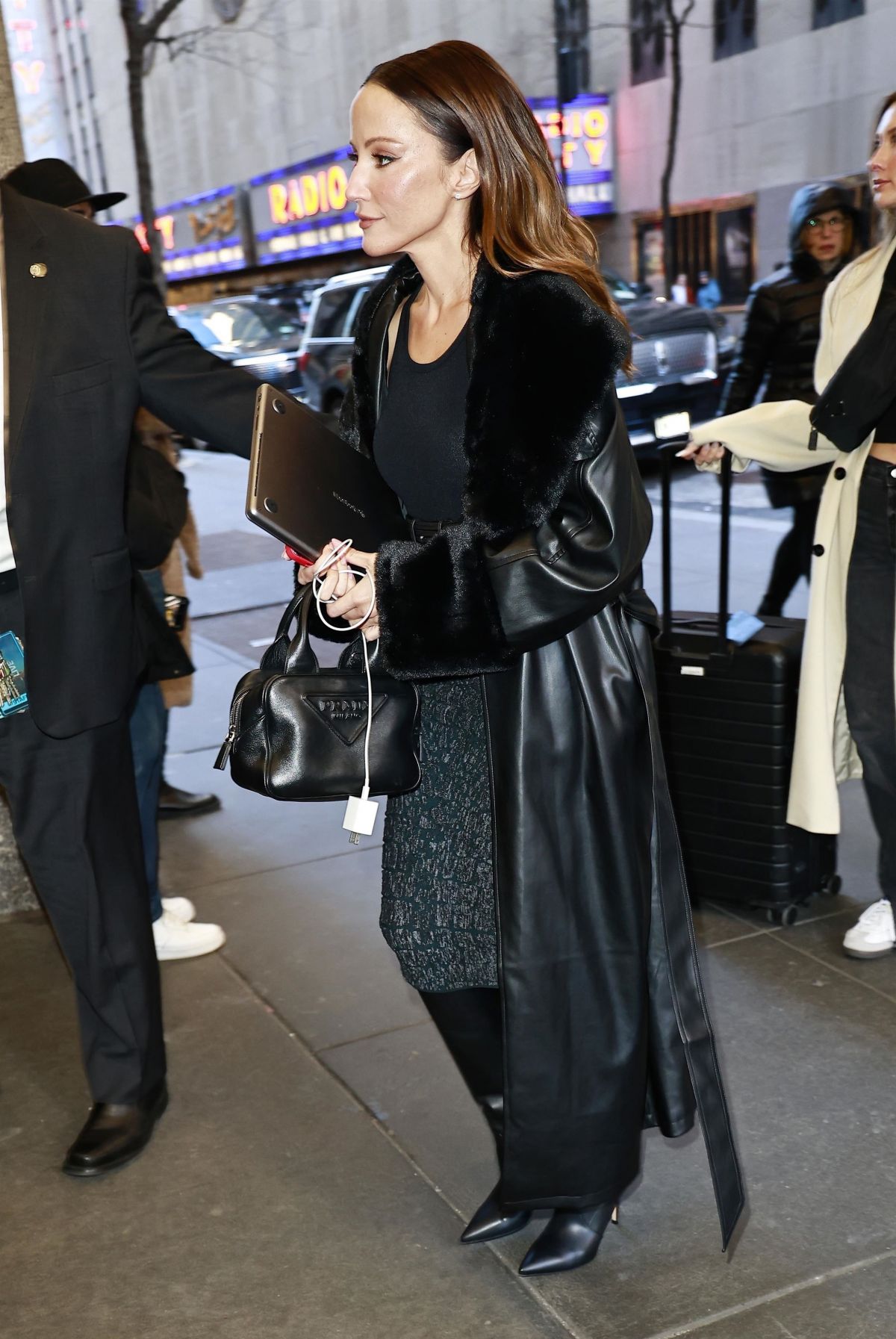 KAY ADAMS Arrives at Late Night with Seth Meyers in New York 02/06/2024 ...