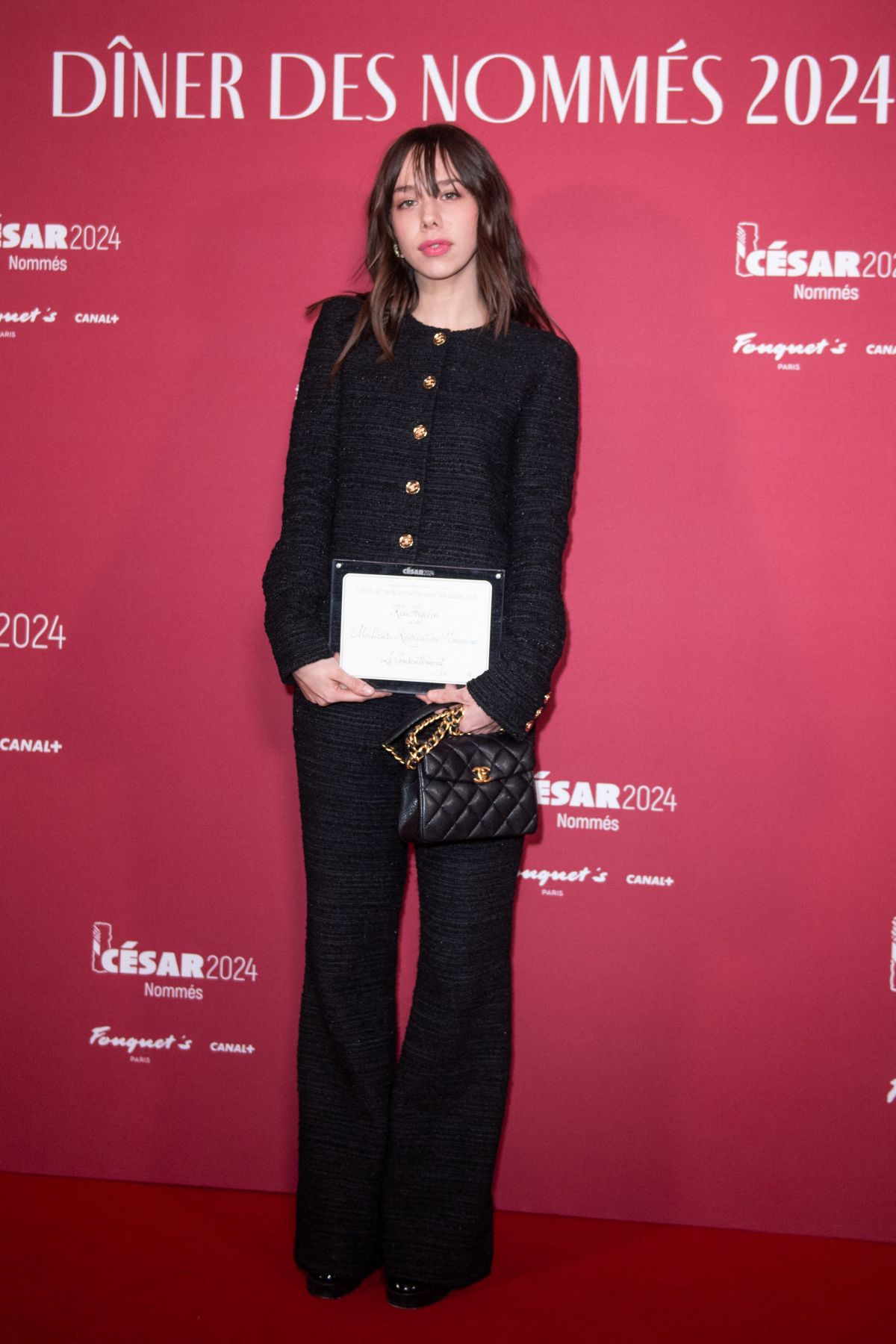 KIM HIGELIN at Cesar 2024 Nominee Dinner at Le Fouquet’s in Paris 02/05 ...