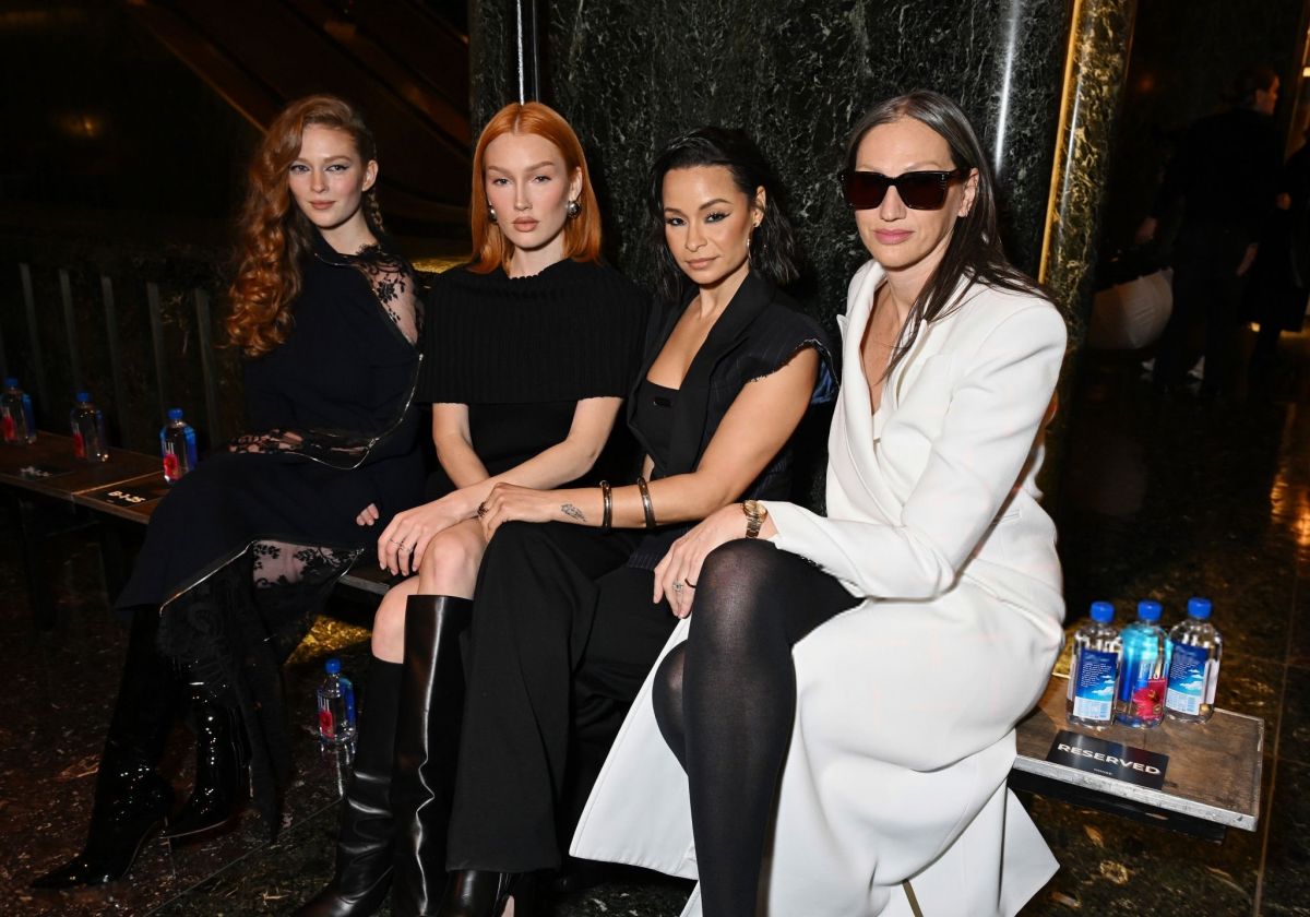 LARSEN THOMPSON at Monse RTW Fall 24 Show at NYFW in New York 02/10 ...